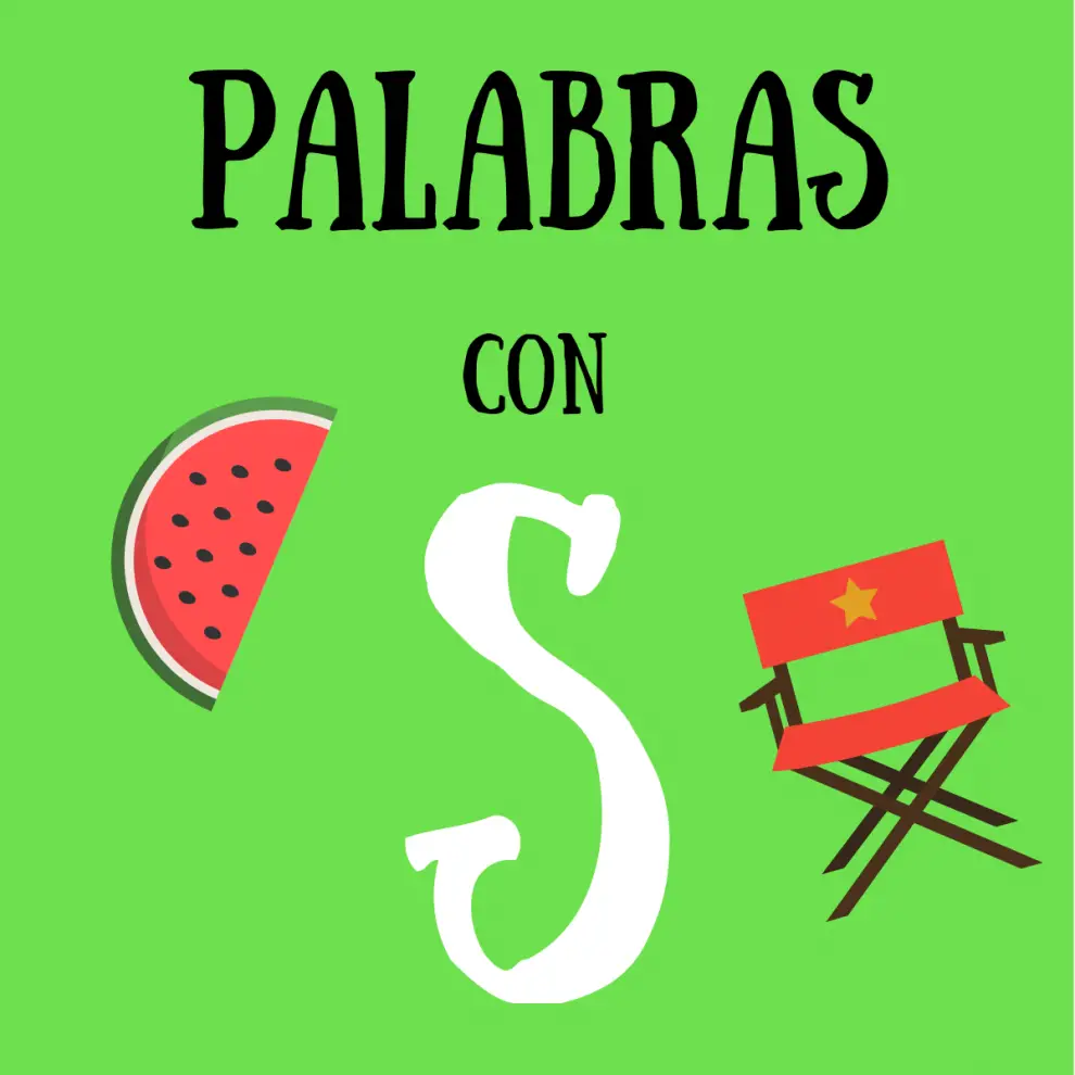Palabras con S ???? (Colores, Animales, Cosas, Paises, Frutas y más)