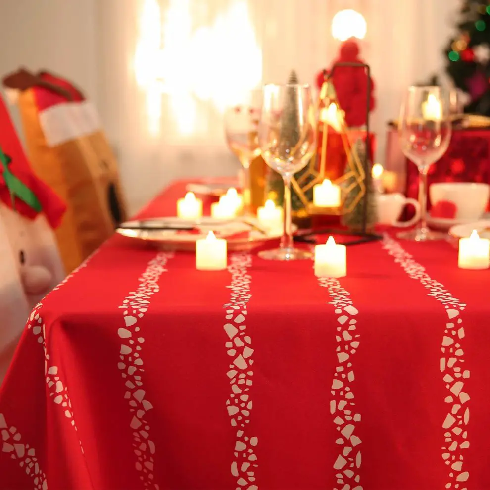 Manteles navideños ¡+37 Ideas para una cena de navidad inolvidable!