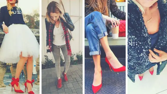 25 estilos de zapatos rojos que le darán sensualidad a tu look ¡Ideas ...