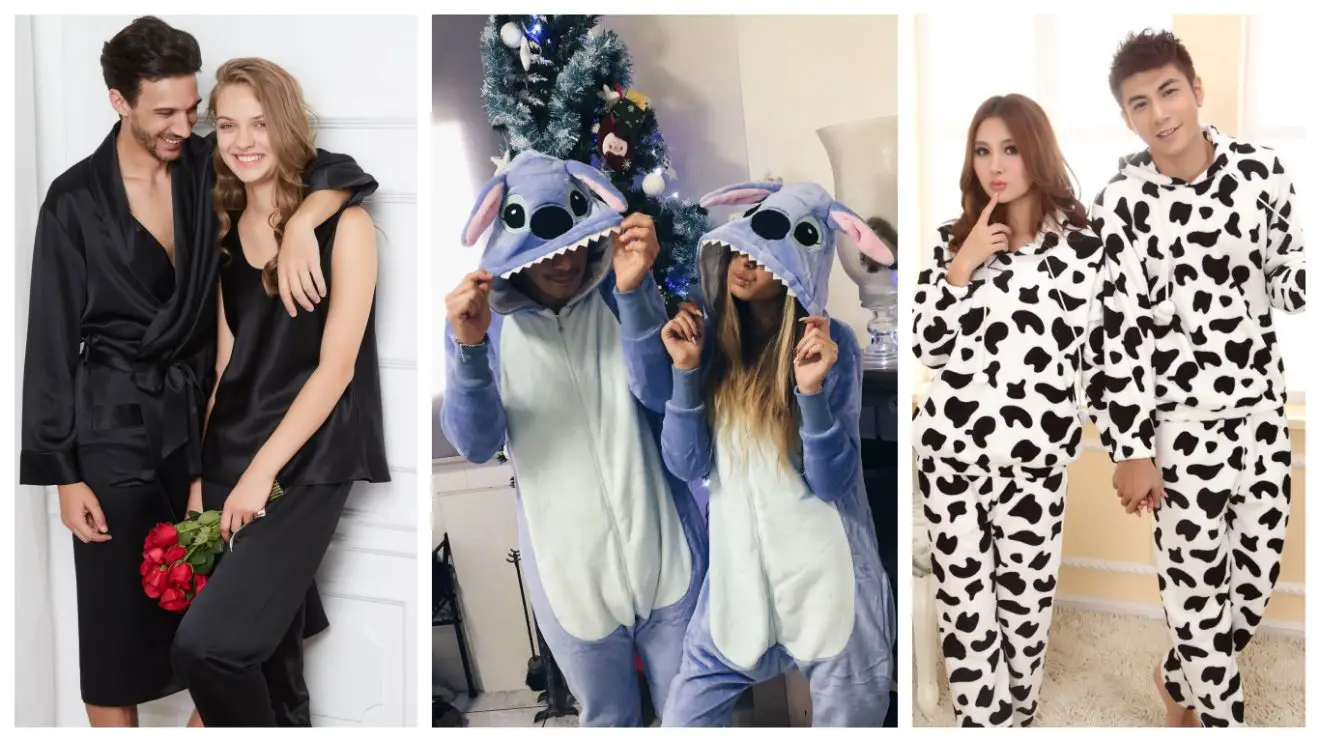 Pijamas para parejas ¡Tendencias súper divertidas, originales y cómodas!