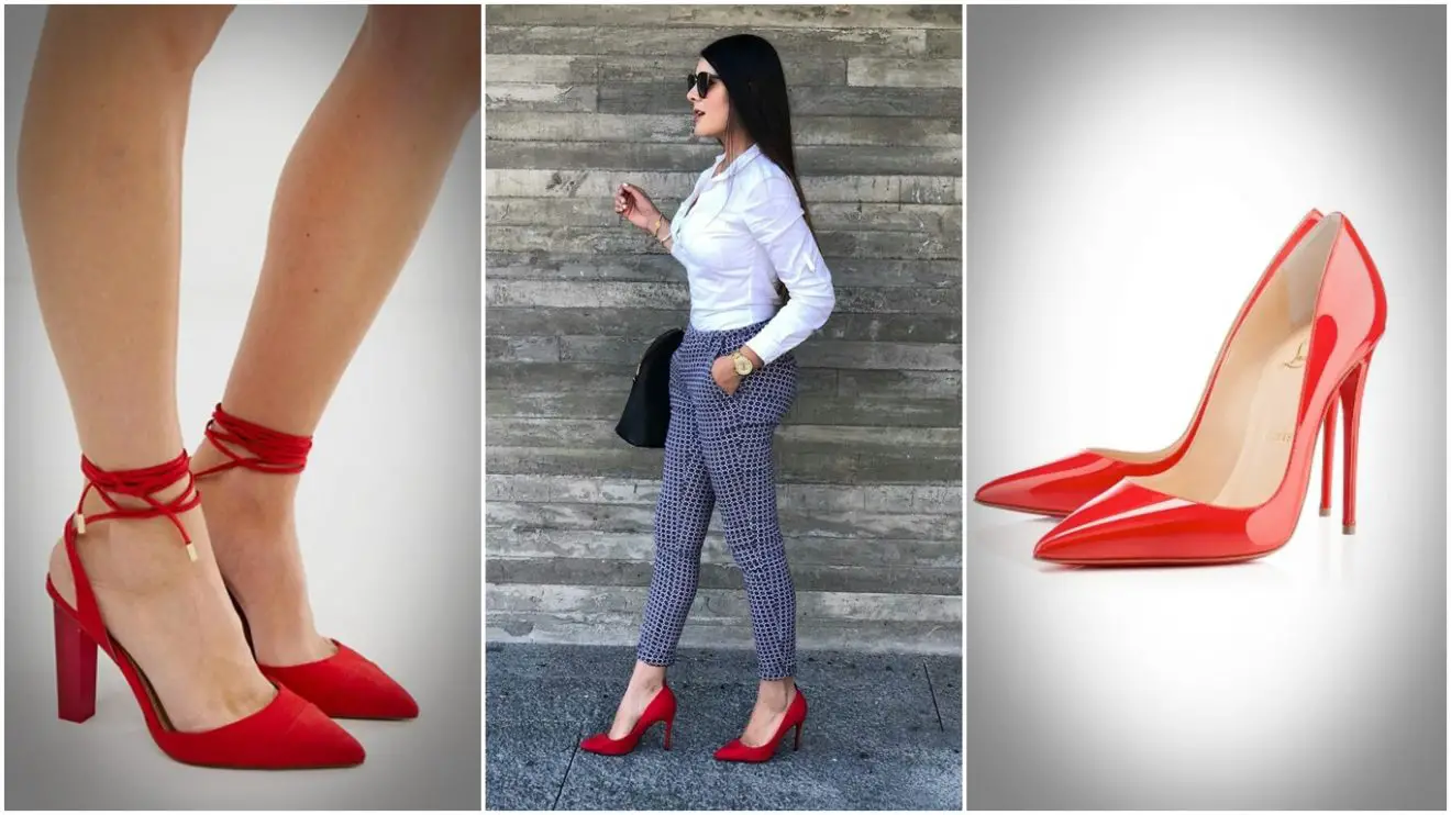 +20 Tacones rojos para looks increíbles y estilosos