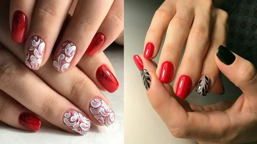 Uñas rojas decoradas: Diseños coquetos, llamativos y elegantes