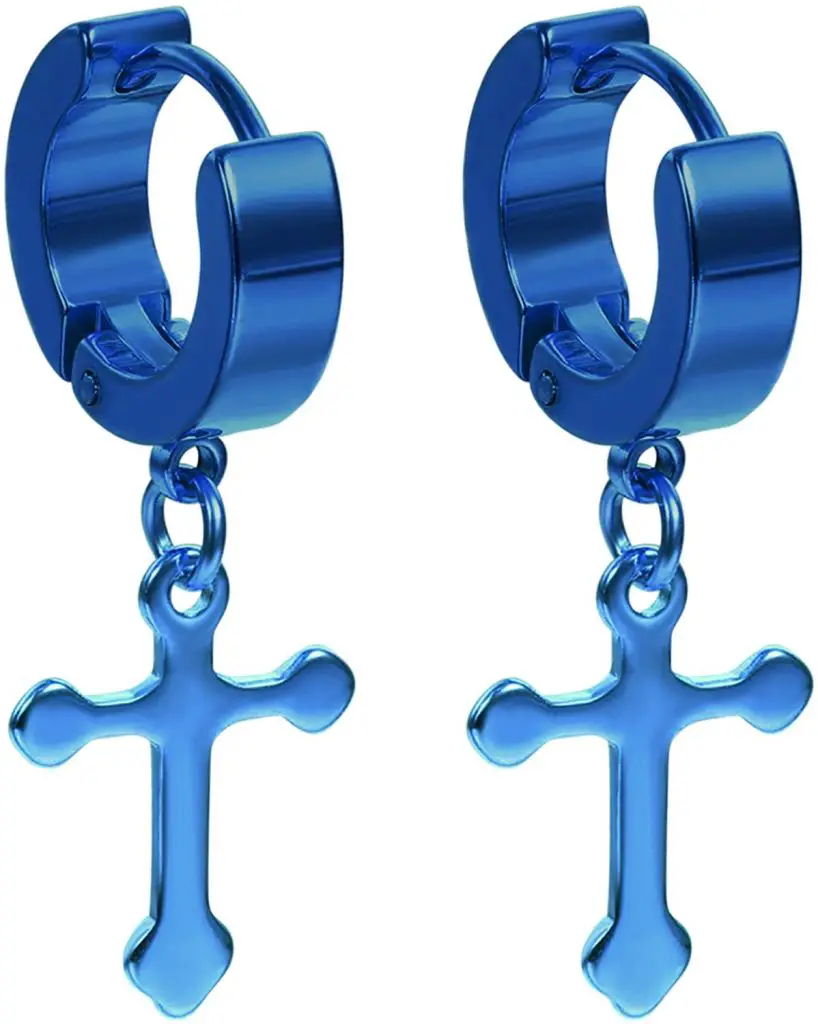 +20 Aros con cruz para looks unisex