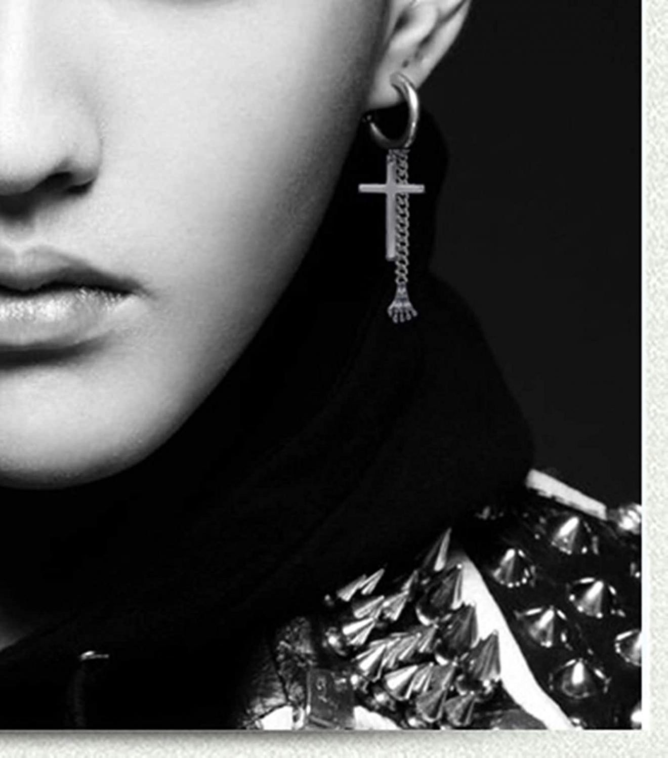 +20 Aros con cruz para looks unisex