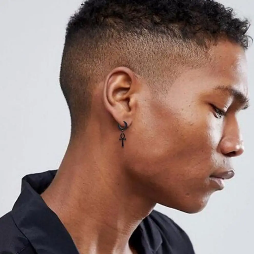 +20 Aros con cruz para looks unisex