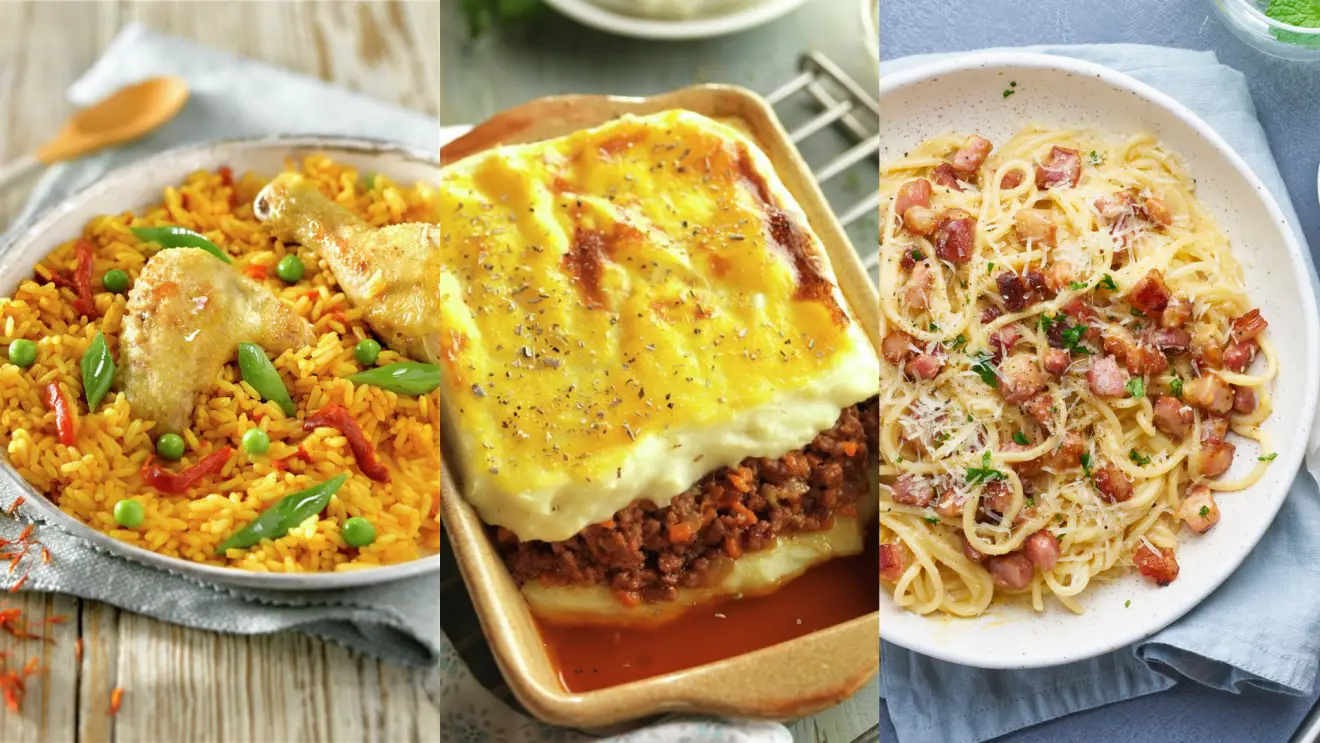 10 Recetas para almuerzos diarios ¡Propuestas para el menú de cada día!