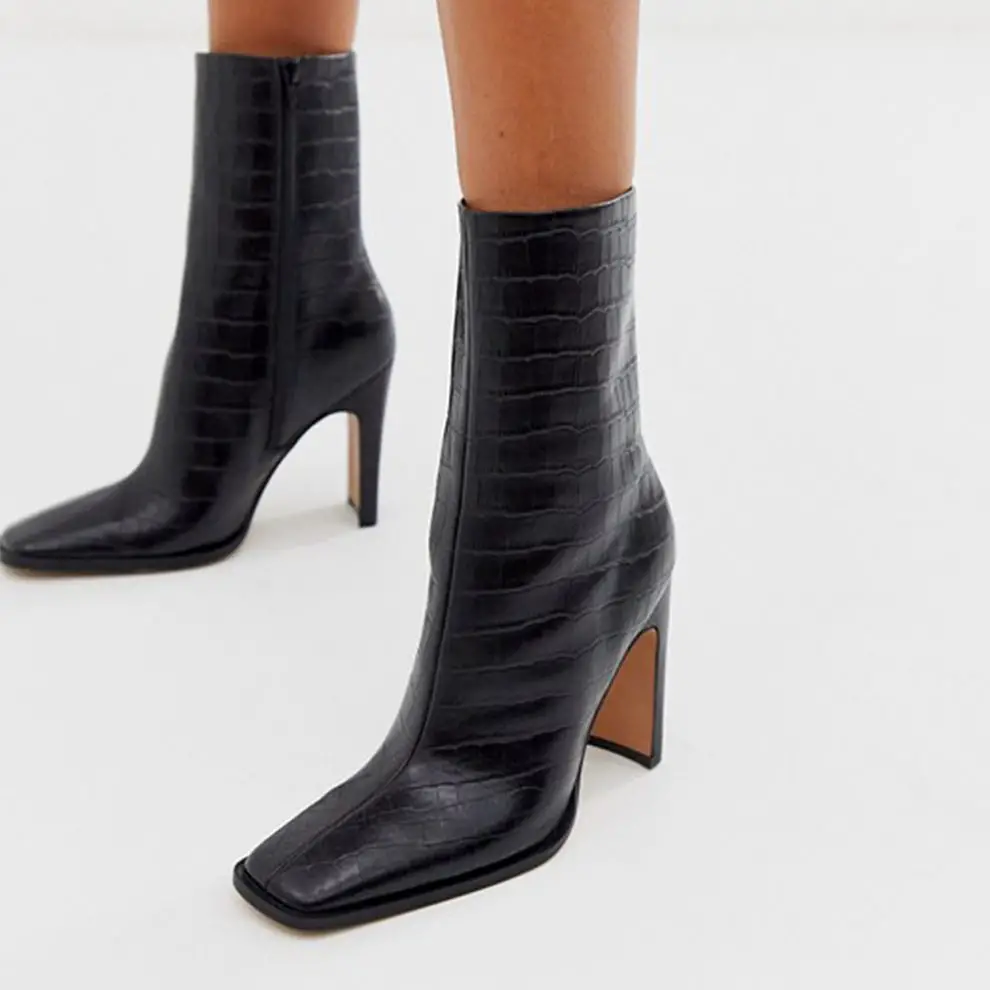 +19 Estilos de botas cuadradas para looks triunfadores