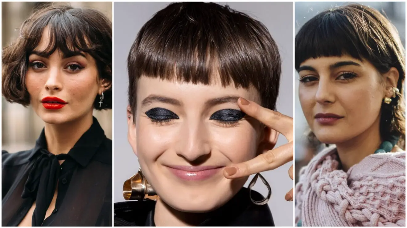 +15 Cortes de pelo con flequillo corto que estilizan tu rostro