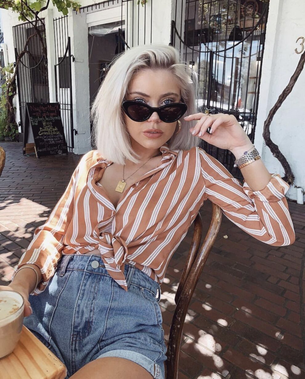 +20 Outfits con short vintage fáciles de armar