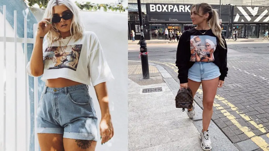 +20 Outfits con short vintage fáciles de armar
