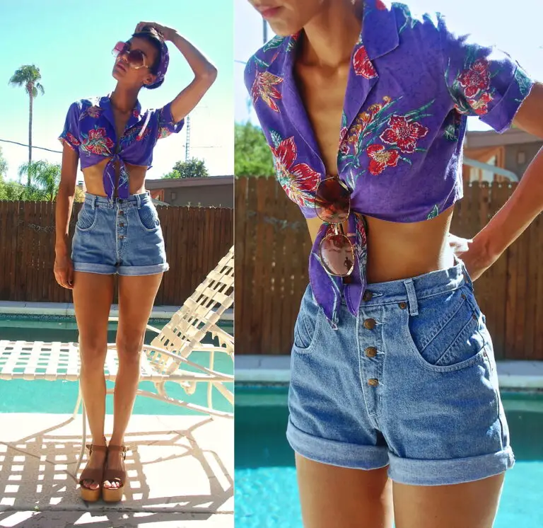 +20 Outfits con short vintage fáciles de armar