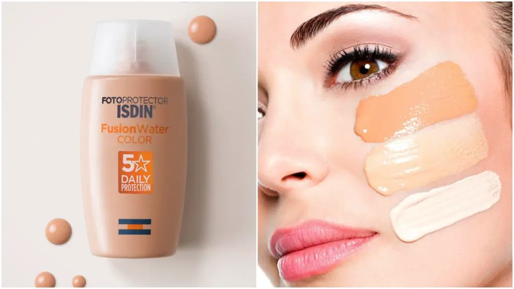 Protector solar con color (mejores) que una base de maquillaje