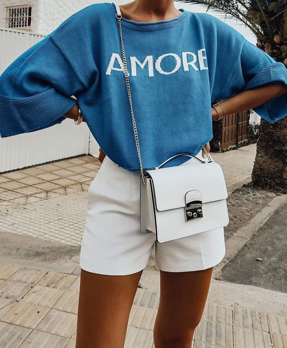 ¿Cómo combinar un short blanco de mujer? Ideas y looks para todos los ...
