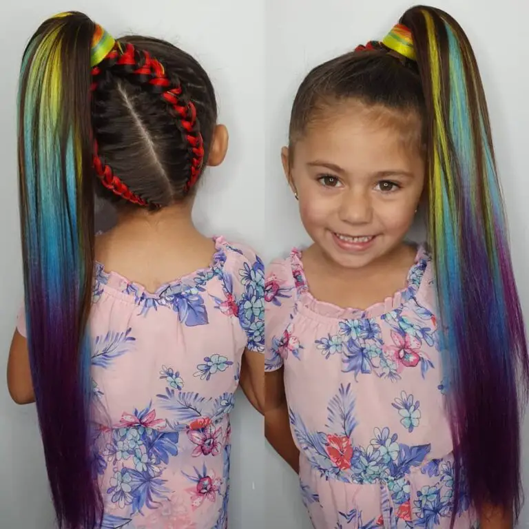 Trenzas De Colores Para Ninas