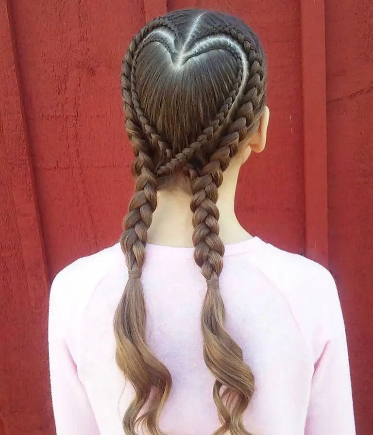 Trenza de corazón: +26 Peinados para verte femenina, coqueta y elegante