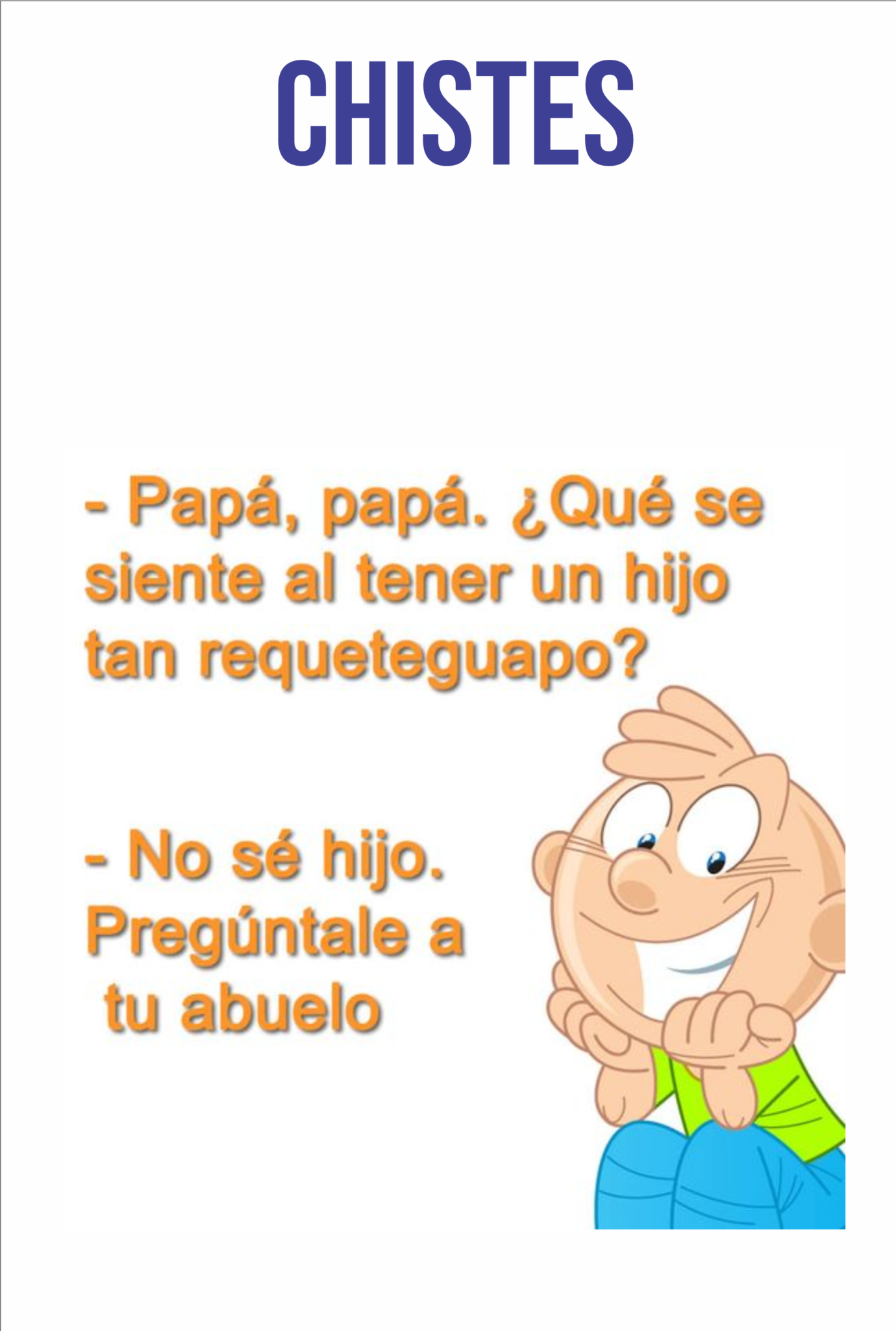 +125 Chistes infantiles cortos y graciosos para disfrutar en familia